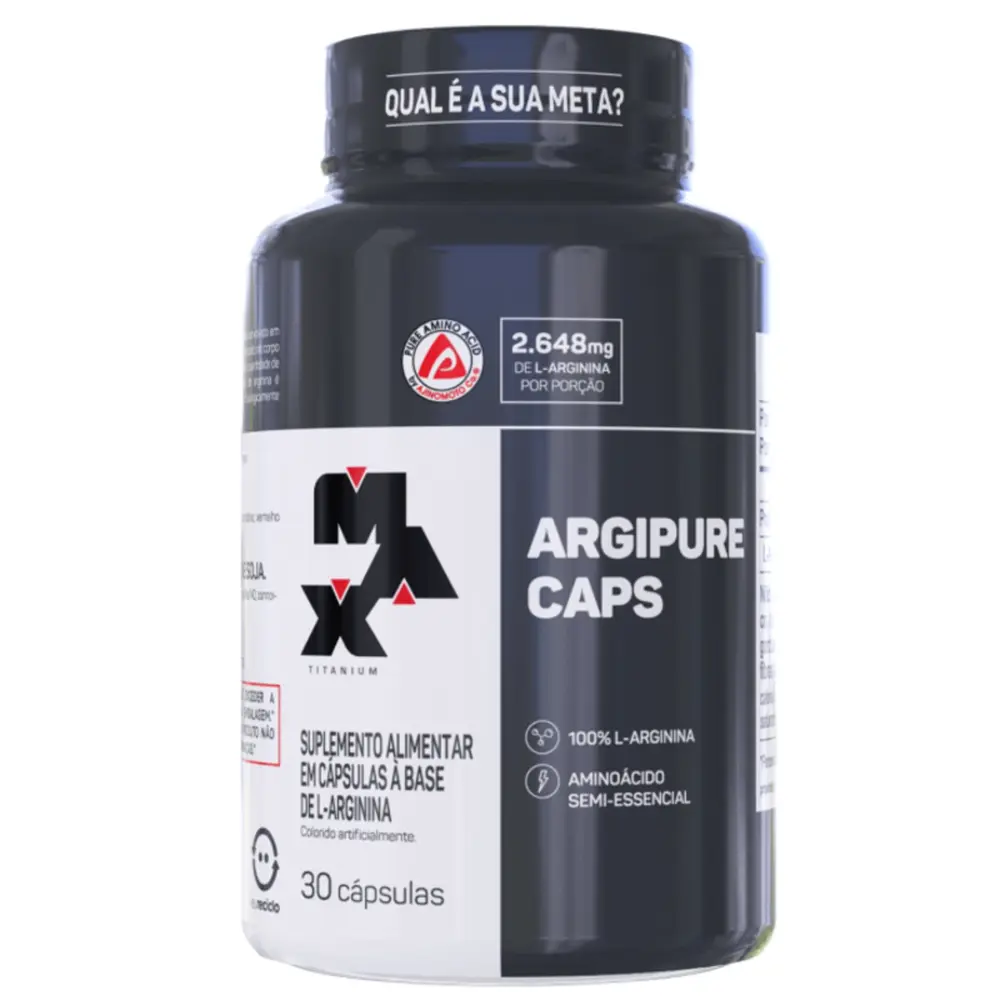ARGIPURE POTE 30 CAPSULAS MAX TITANIUM - ARGIPURE POTE (30 CAPS) - MAX ...