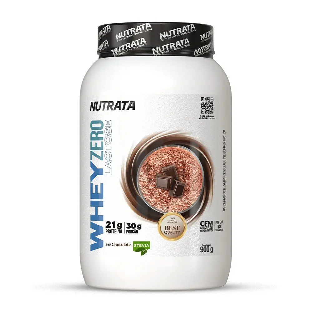 WHEY ZERO LAC CHOCOLATE 900G NUTRATA - WHEY ZERO LAC CHOCOLATE (900G ...